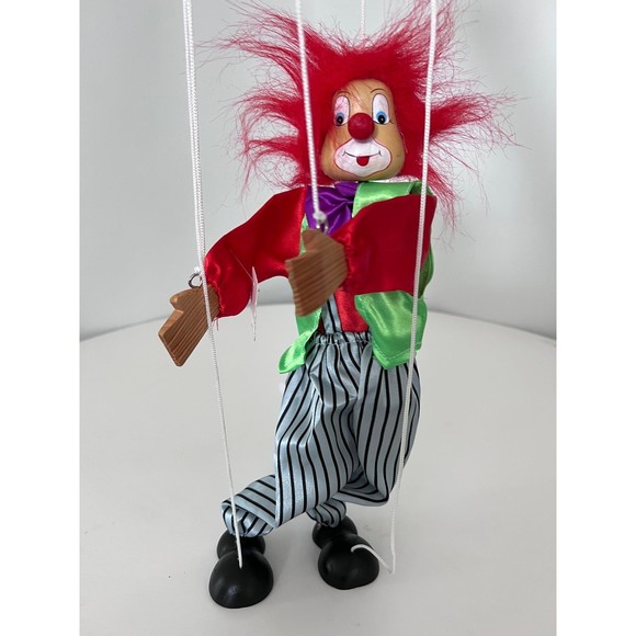 Toys | Vintage Tellon Collections Clown Marionette | Poshmark